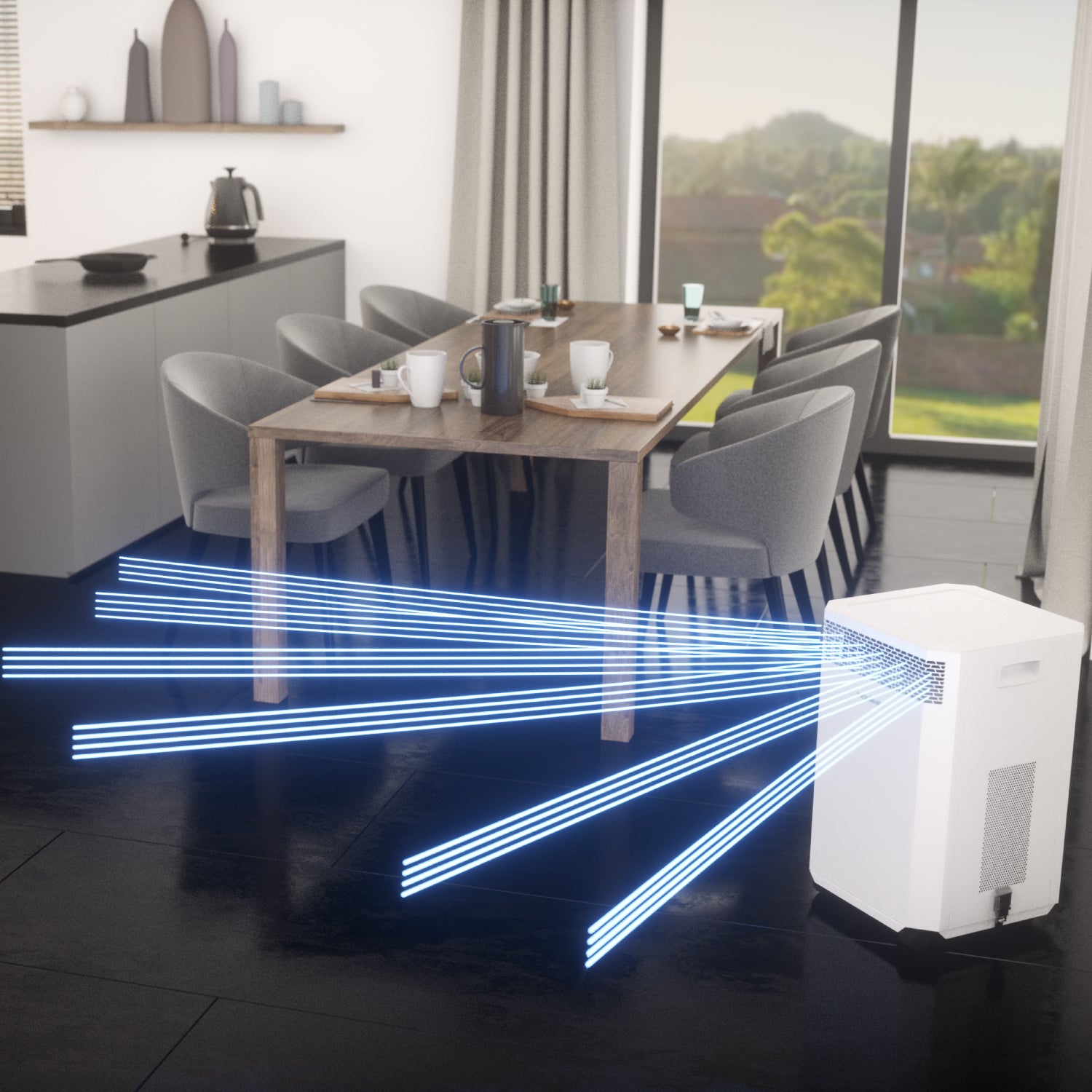 INOVA-E8 Medical-Grade H13 HEPA Air Purifier